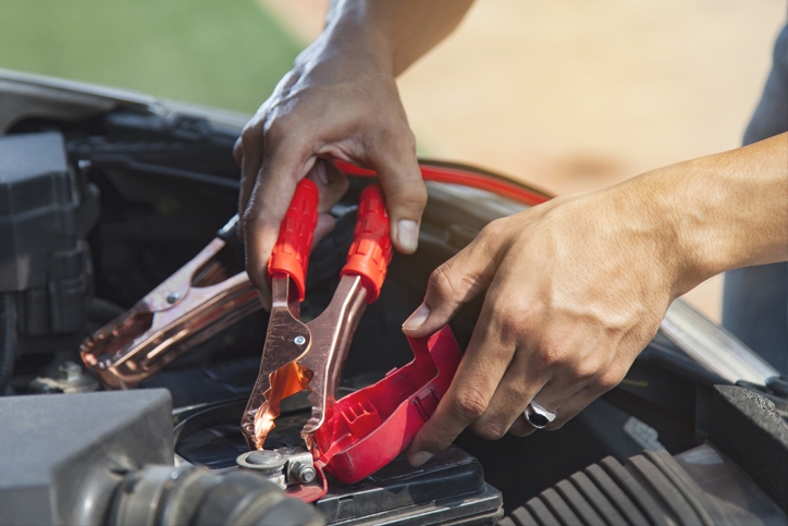 How to jump-start a car battery